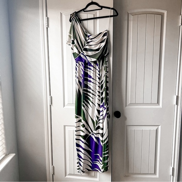 new directions | Dresses | New Directions Green And Blue Tropical One ...